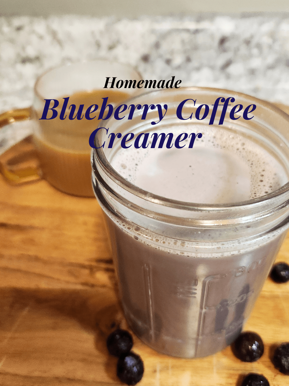 Easy Blueberry Coffee Creamer | Smooth and Creamy | Brianne Fry