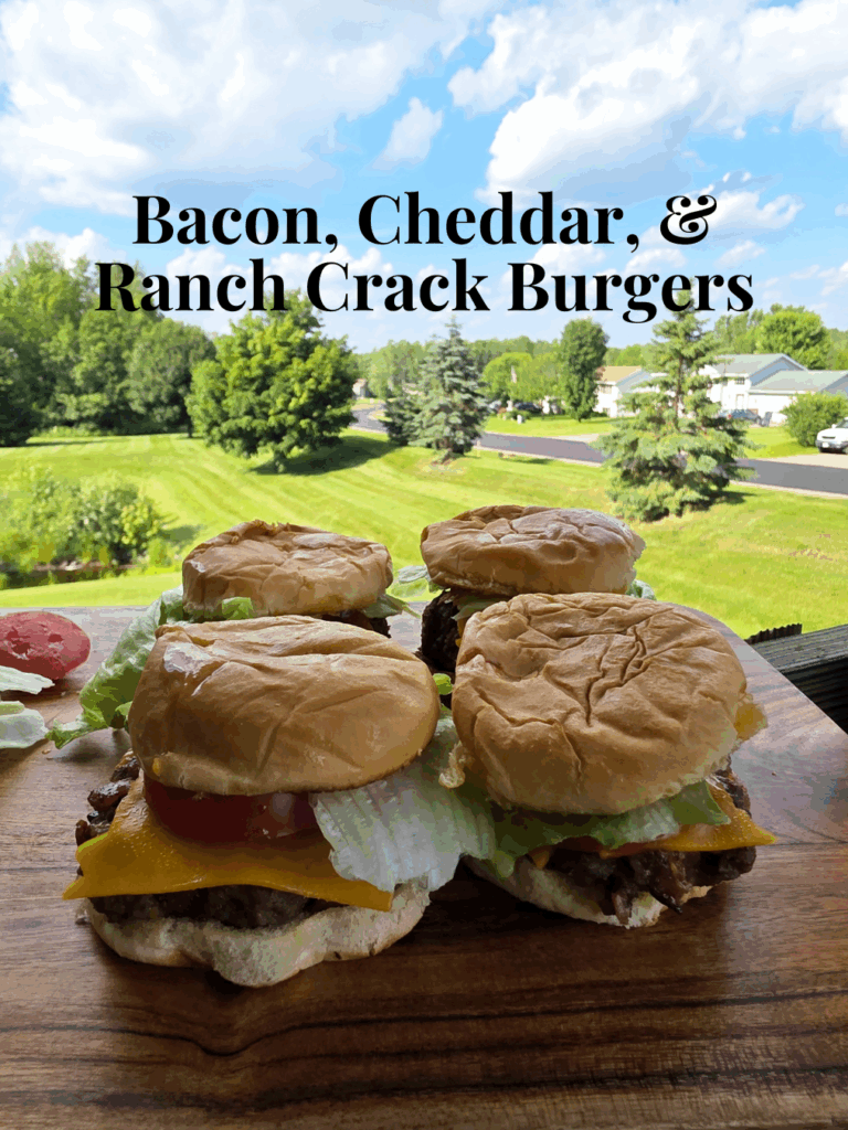 Bacon, Cheddar, & Ranch Crack Burgers - Easy Recipe | Brianne Fry